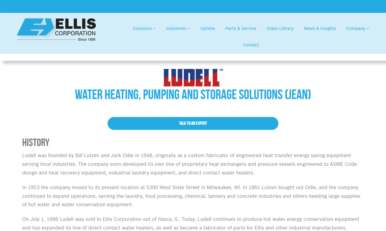 Ludell Manufacturing Company | Heat Exchanger Manufacturers